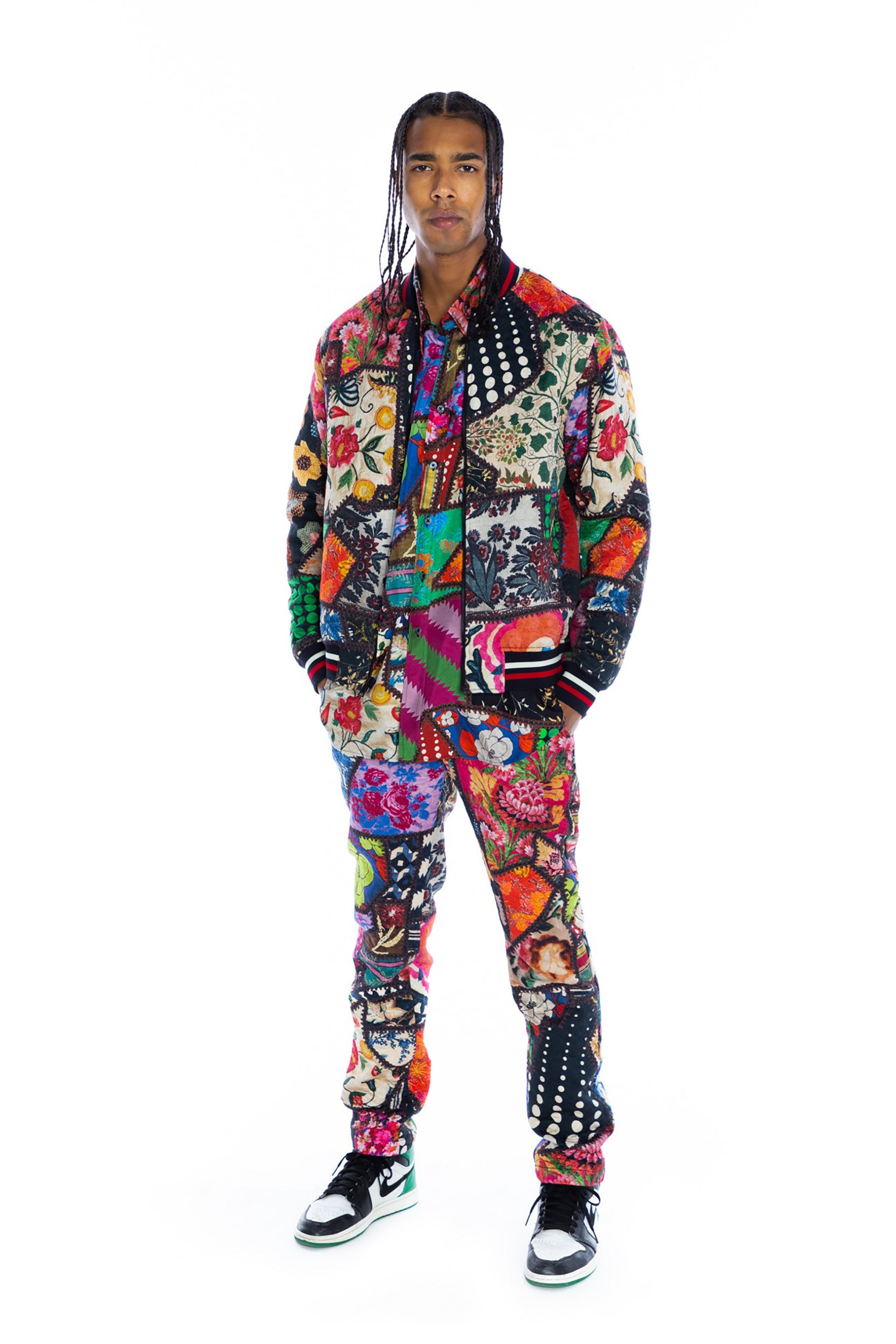 'HOTCH POTCH CRAZY QUILT' BOMBER JACKET – Libertine